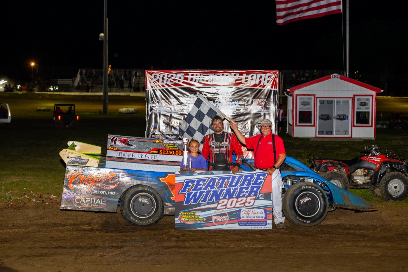 Central Missouri Speedway - Crigler, Clancy, Poe, Wood, and Galvan ...