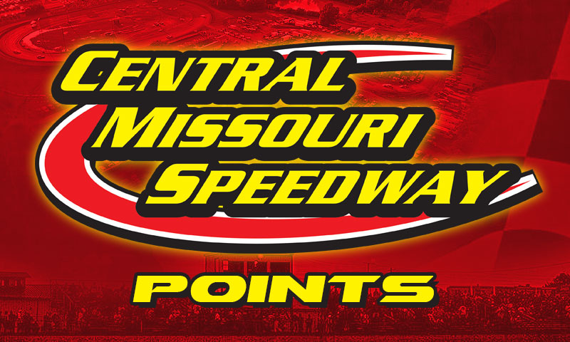 Central Missouri Speedway Points Standings